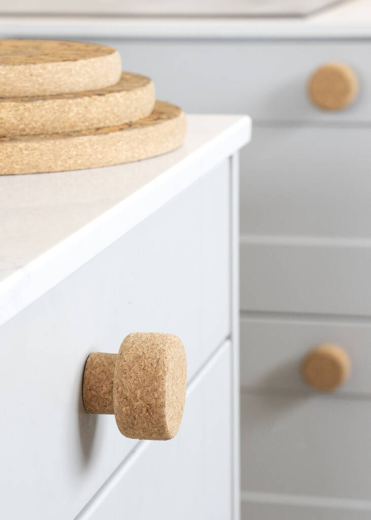 Organic Cork Knob | Round By LIGA | notonthehighstreet.com