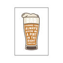 Funny Pint Card For Dad By Of Life & Lemons | notonthehighstreet.com