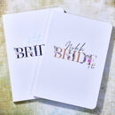 Bride To Be Personalised Planning Notebook By Bride To Be Boxes ...