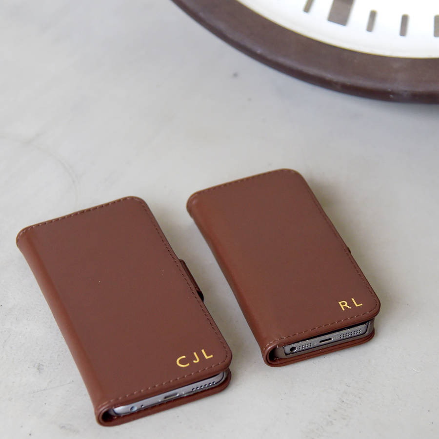 personalised iphone case in luxury leather by klevercase ...