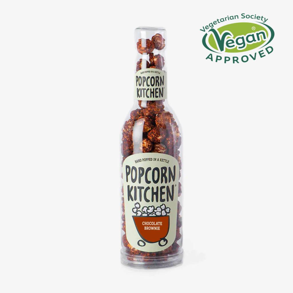 Chocolate Brownie Popcorn, Gift Bottle By Popcorn Kitchen ...