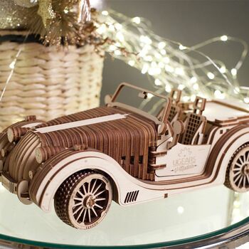 Roadster Build Your Own Moving Car By Ugears By Friendly Gifts ...