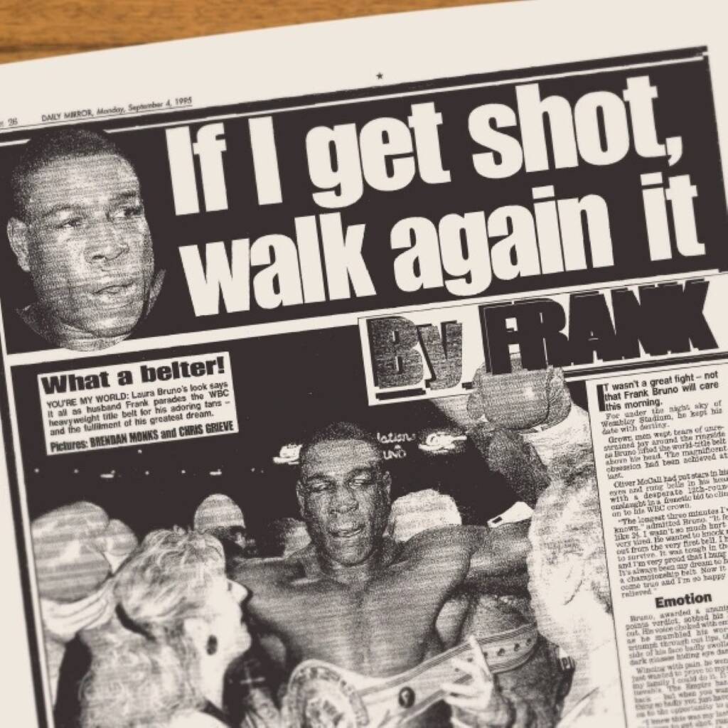 Personalised Boxing Newspaper Book By Jonny's Sister ...