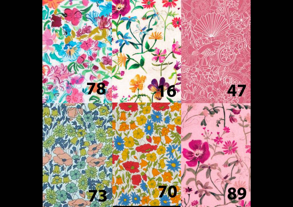 Liberty London Iron On Fabric Letters / Numbers By Marlowe Bear ...