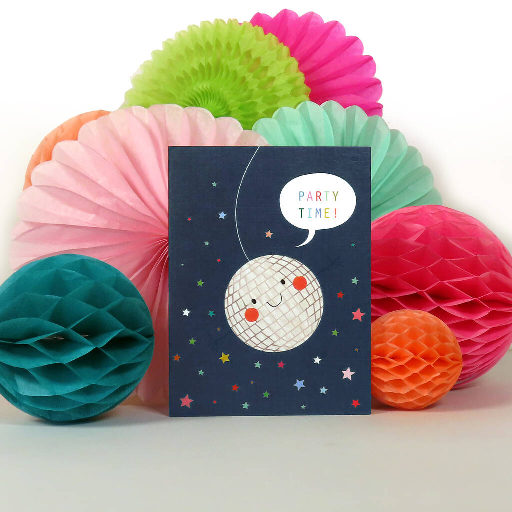 Mini Disco Ball Card By Kali Stileman Publishing