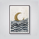 Moon Art Print By Nicola Rusted Art | notonthehighstreet.com