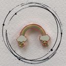 Pastel Rainbow Enamel Pin By Chameleon And Co | notonthehighstreet.com