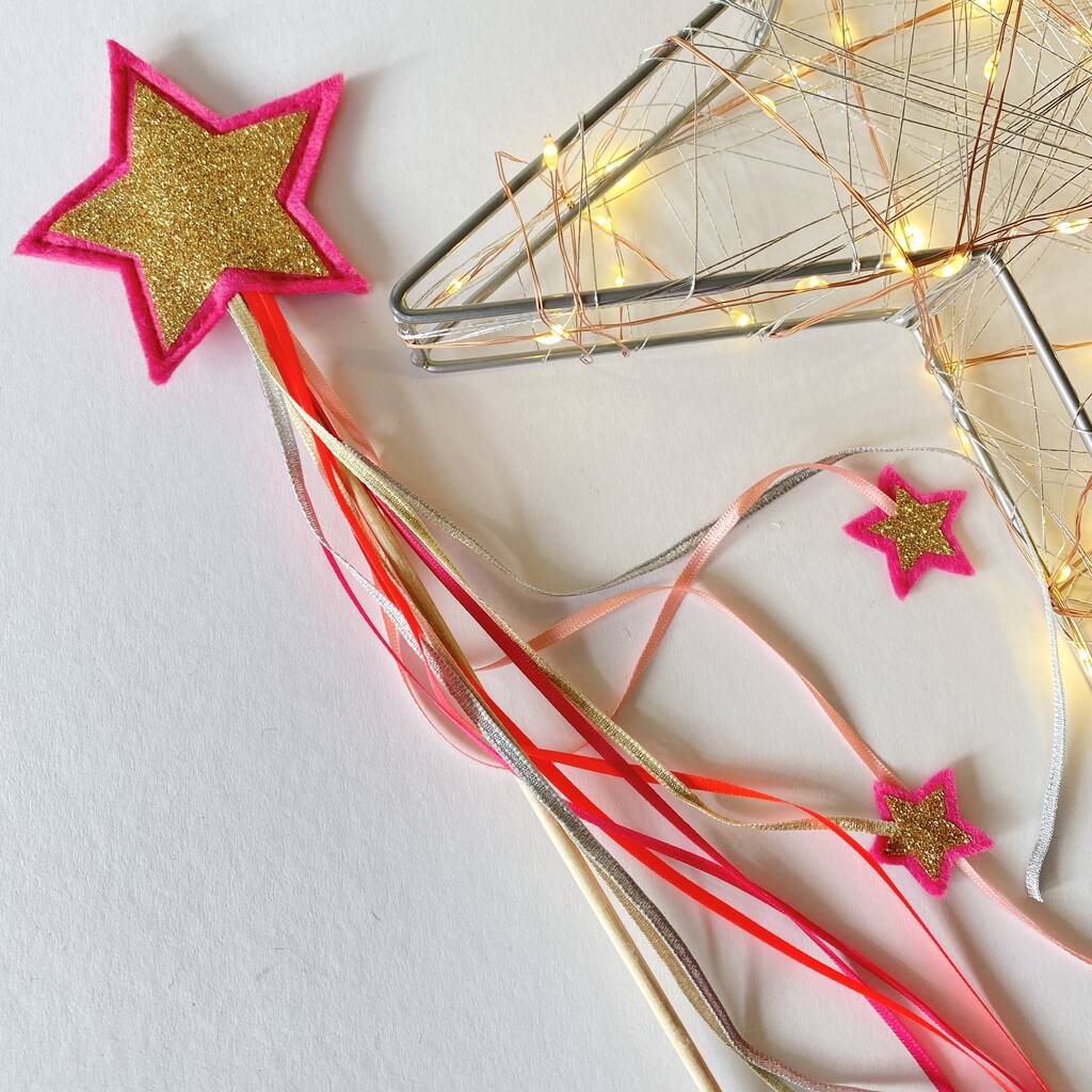 Fairy Ribbon Magic Wish Wand By Robin's Bobbins