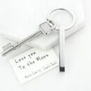Personalised Morse Code Bar Keyring By Charlie Boots ...