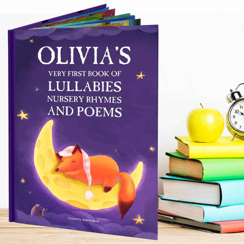 nursery rhymes and personalised lullabies book by my magic name ...