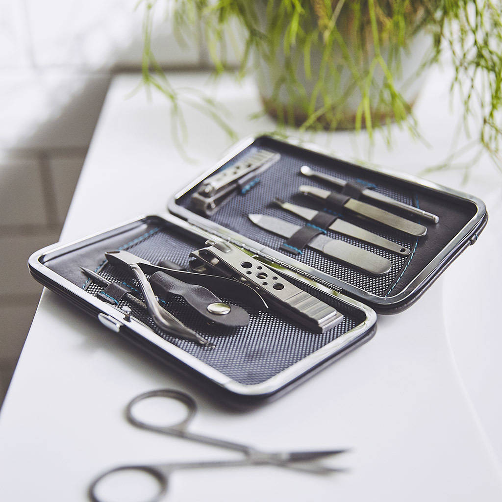 personalised gent's classic mini manicure set by ginger rose ...