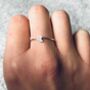 Mini Moon Ring By a ring a day | notonthehighstreet.com