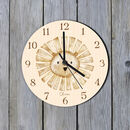 Lion Face Wall Clock By Donna Crain | notonthehighstreet.com