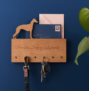 Personalised Breed Of Dog Key Holder And Letter Rack By Betsy Benn ...