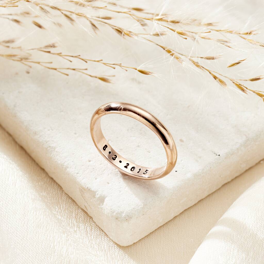 Personalised Secret Script Ring By Posh Totty Designs ...