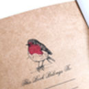 A5 Robin Notebook With Blank Pages By Feltmeupdesigns ...