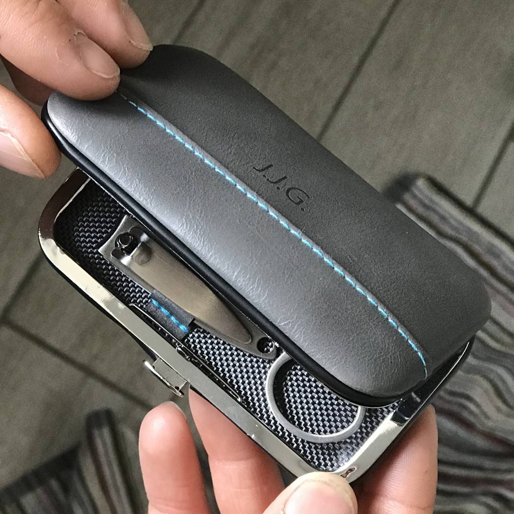 personalised gent's classic mini manicure set by ginger rose ...