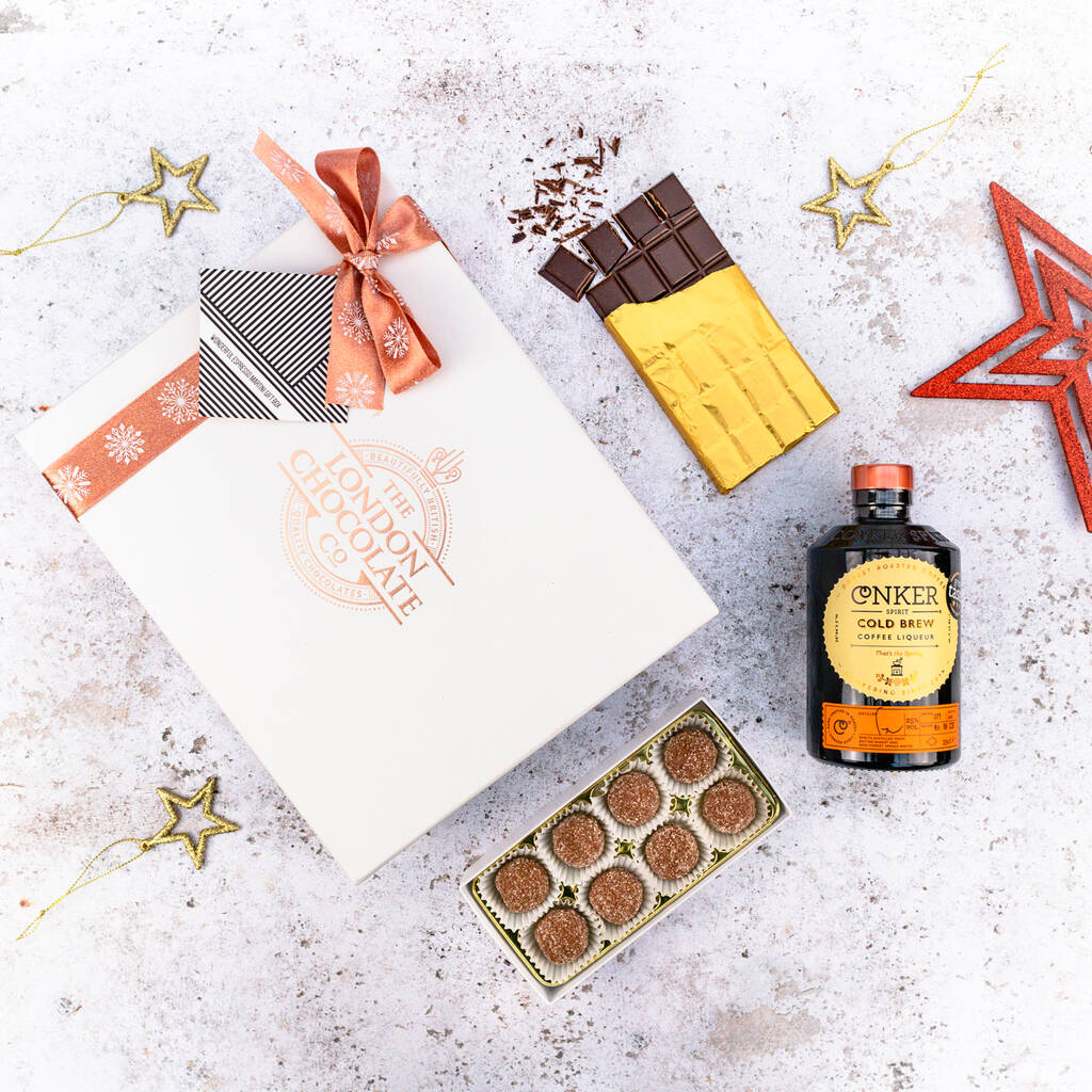 Wonderful Espresso Martini Hamper Gift Box By The London Chocolate ...