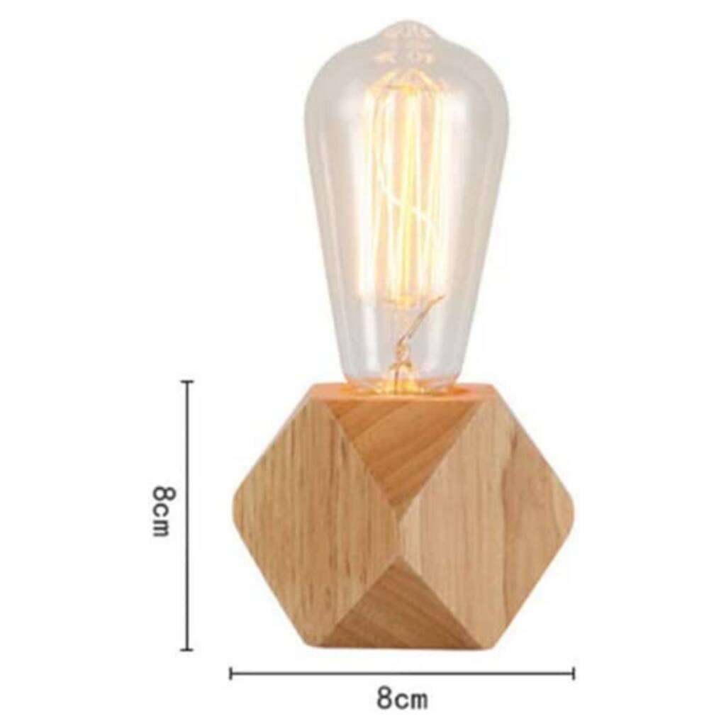 Mini Solid Wood Table Light By Momentum
