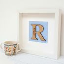 Personalised New Baby Oak Initial Gift By Little Foundry ...