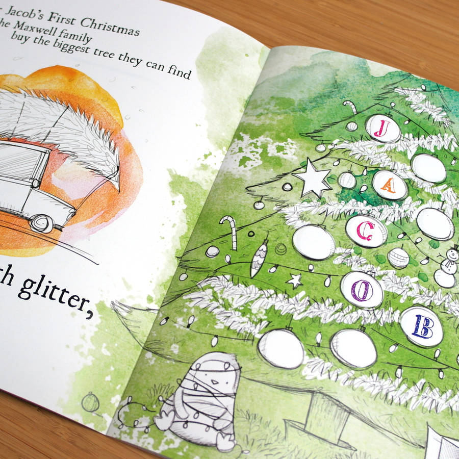 personalised first christmas storybook by letterfest ...