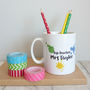 Top Teacher Personalised Mug By Little Cherub Design ...