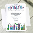 Thank You For My Christmas Present Notecards By Claire Sowden Design ...