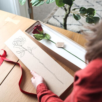 Forever Paper Rose Keepsake Rose Lid Design By No Ordinary Gift ...