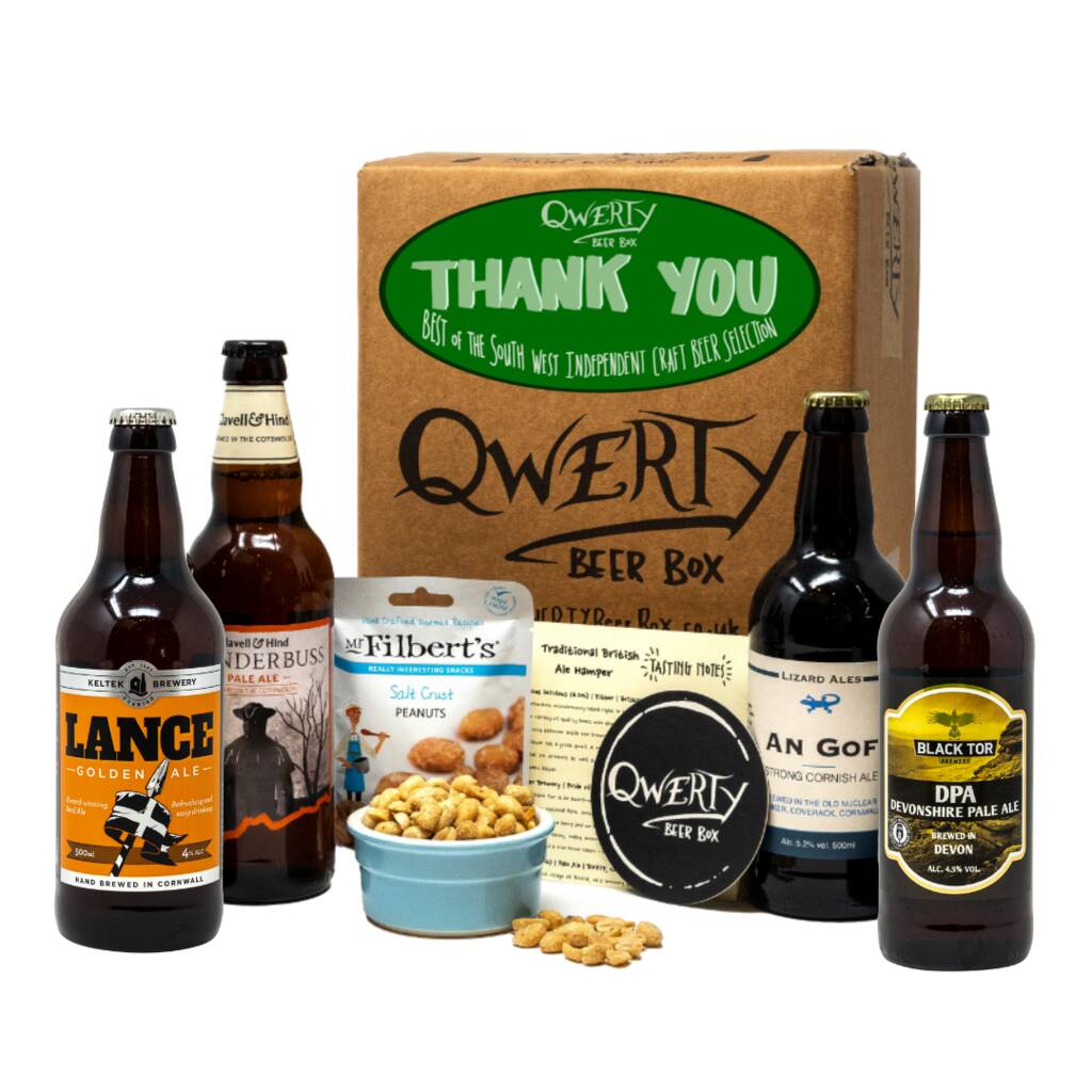 Real Ale Lover's Gift Hamper By QWERTY Beer Box | notonthehighstreet.com