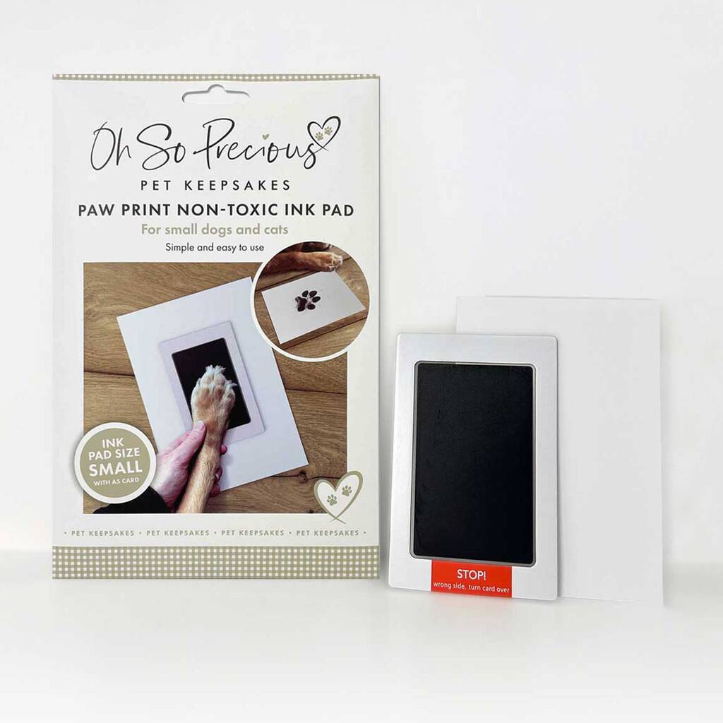 Pet Safe Non Toxic Paw Print Ink Pad Kit By The Lovely Gift Group