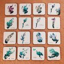 Scotland's Islands Watercolour Map Table Coasters By E Jay Design ...