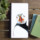 inky puffin flip phone case by kate moby | notonthehighstreet.com
