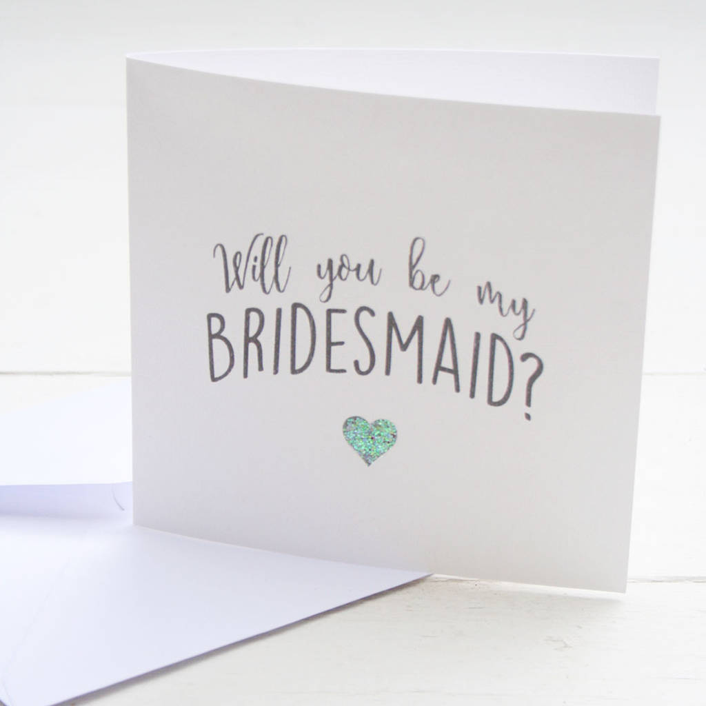 Will You Be My Bridesmaid Card By Juliet Reeves Designs 