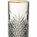 Long Glass Highball With Gold Rim By The Forest & Co ...