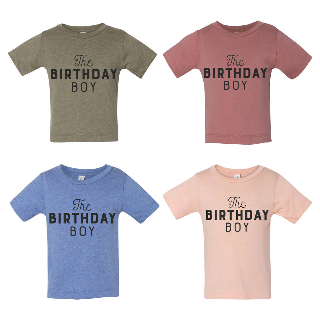 Birthday Boy Kids T Shirt By Clouds And Currents Notonthehighstreet