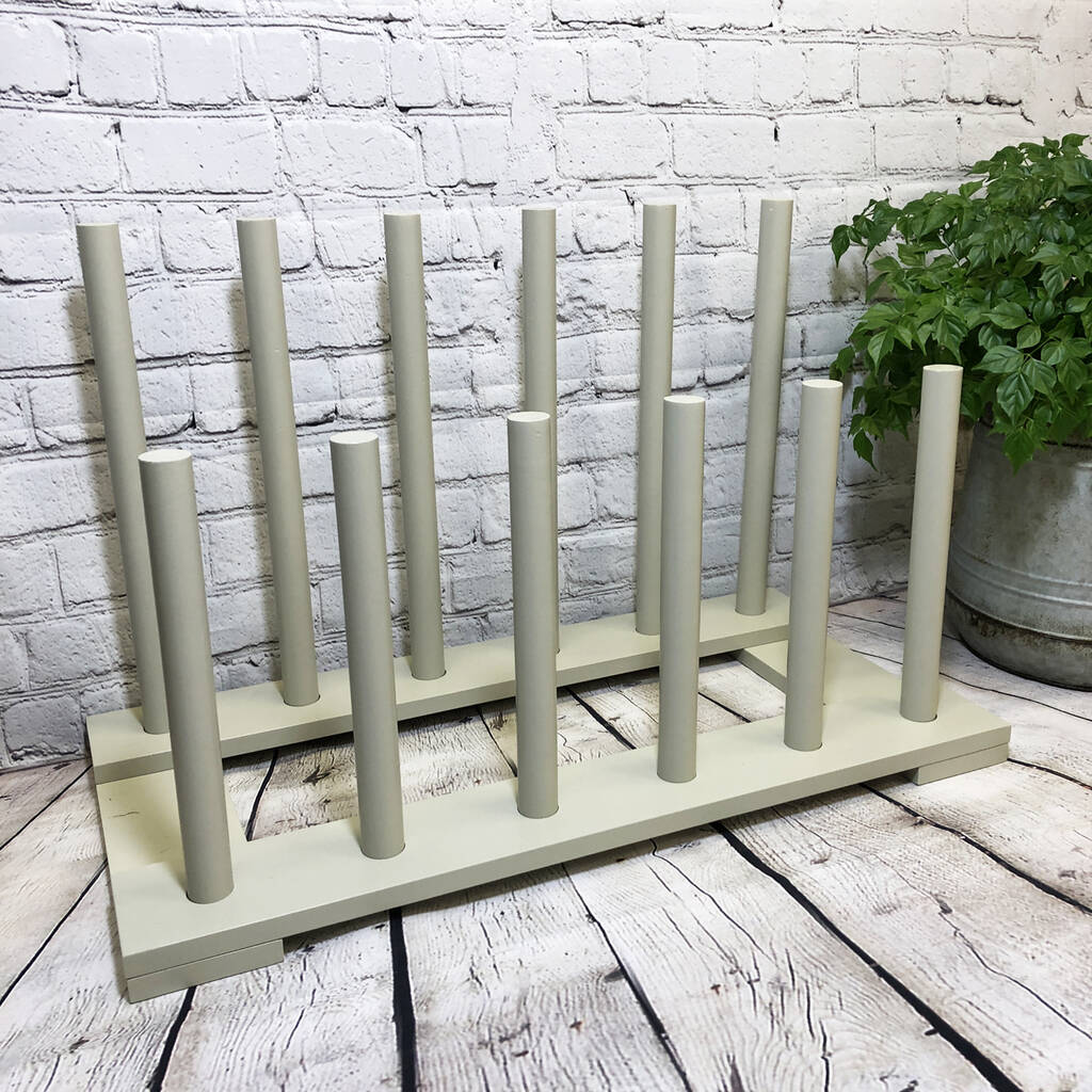 Wooden Boot Rack In Light Grey By Garden Selections ...