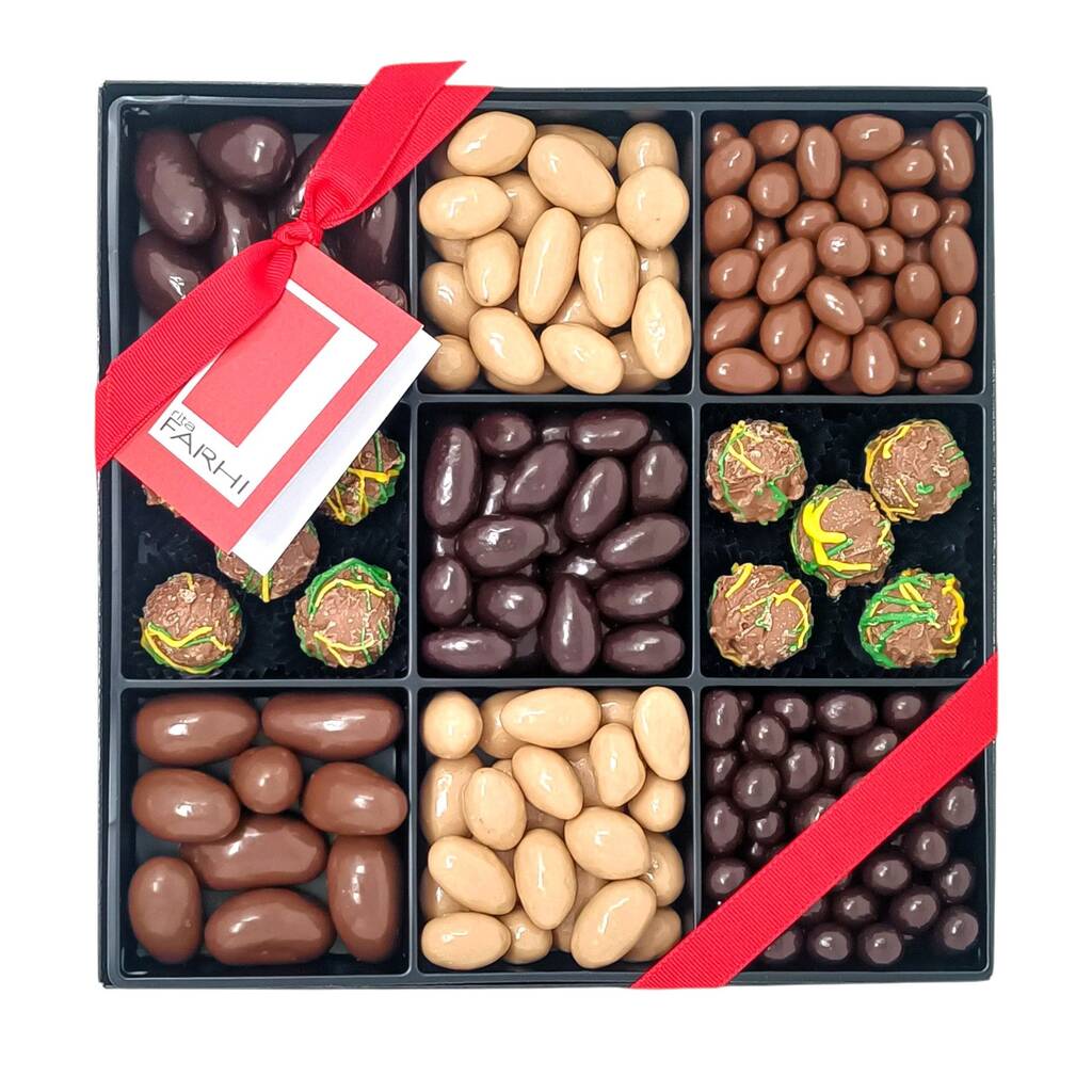 Regal Assortment Of Nuts, Coffee And Dubai Truffles By Rita Farhi