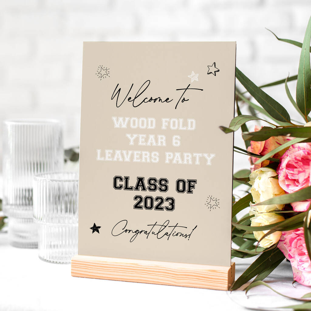 School Leavers Selfie Frame And Party Sign By Smart Party Shop ...