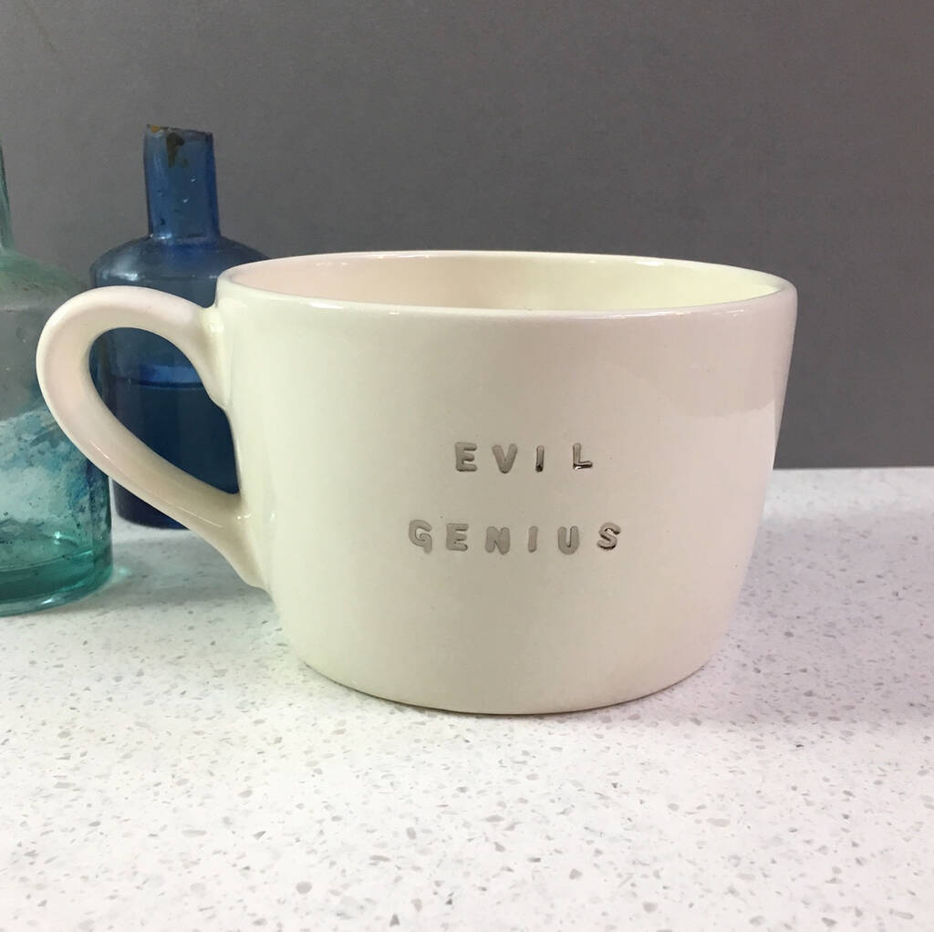 Evil Genius Metalllic Cup By Gilbert And Stone Ceramics ...