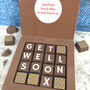 Personalised Get Well Soon Chocolate Box By Cocoapod Chocolates ...