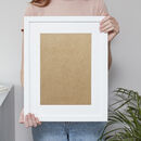 White Wooden Picture Frame By Over & Over | notonthehighstreet.com