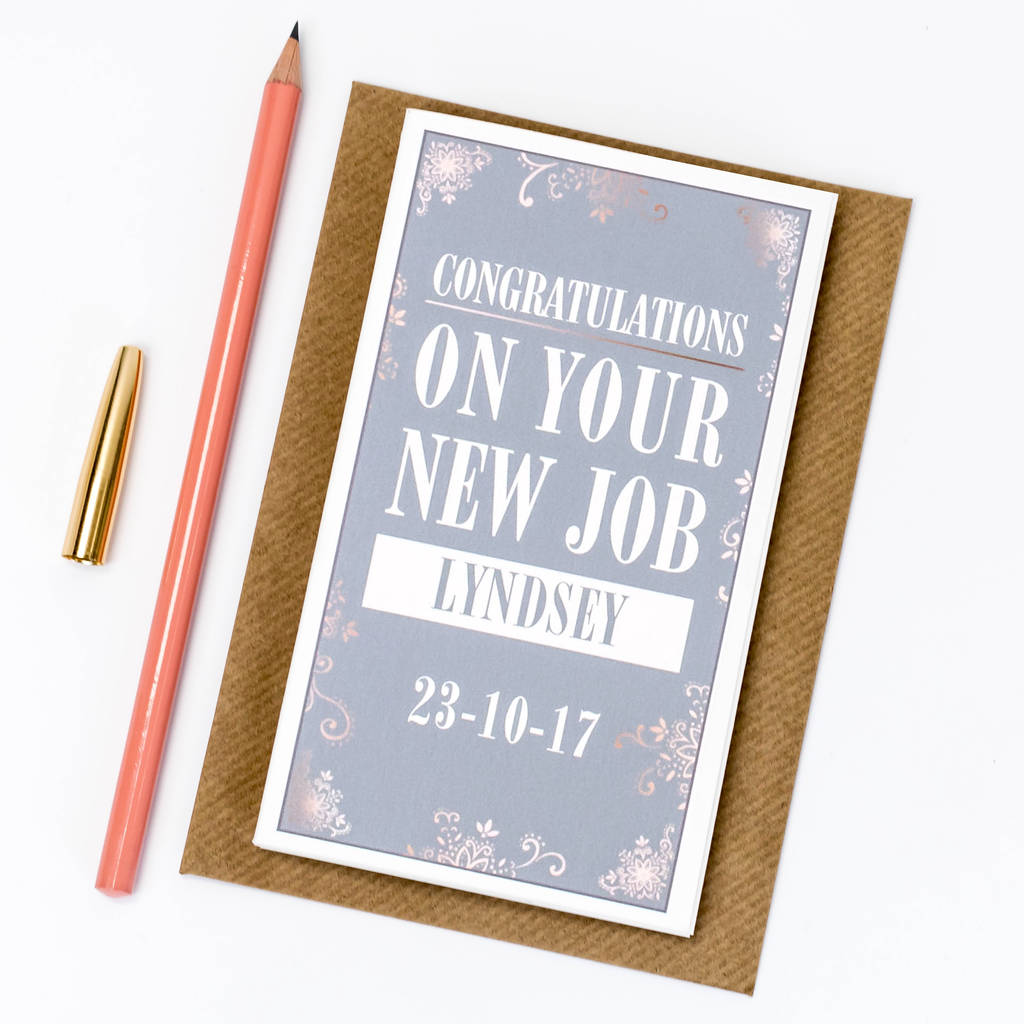 Congratulations Foil Fold Out Card By Coulson Macleod ...