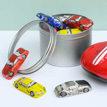 Chocolate Racing Cars Gift Tin By Me and My Car | notonthehighstreet.com