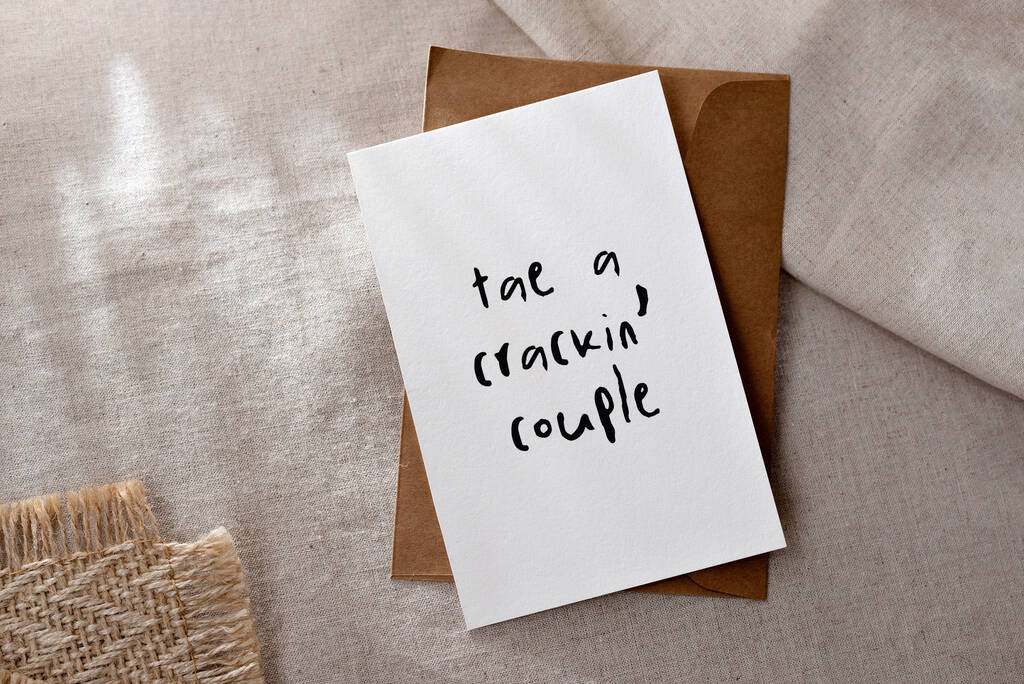 Gaun Yersel Scottish Congratulations Card By Scottish Print Co ...