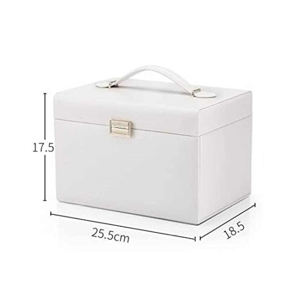 Three Layers Mirrored Jewelry Box Organizer Case By Momentum ...