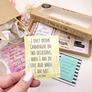 Gift For Fashion Lovers: Coco Chanel Tea Gift Set By victoria mae ...