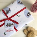 Baby Sloth Christmas Wrapping Paper By Just Toppers ...