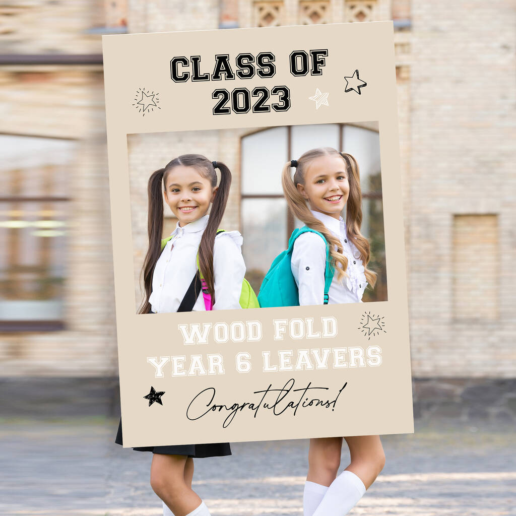 School Leavers Selfie Frame And Party Sign By Smart Party Shop ...