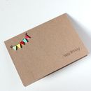 Personalised Happy Birthday Card With Bright Bunting By Little ...