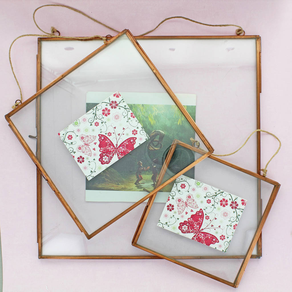 copper photo frames by g decor by g decor | notonthehighstreet.com